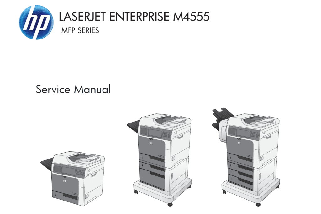 惠普LaserJet Enterprise M4555 MFP英文维修手册